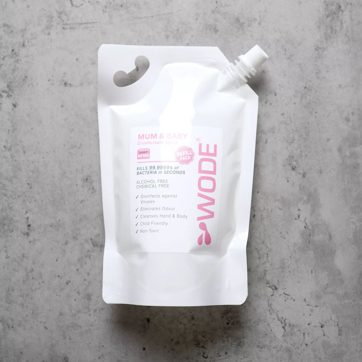 WODE Mum & Baby Disinfectant Spray Refill 500ml (Suitable for age 2 ...